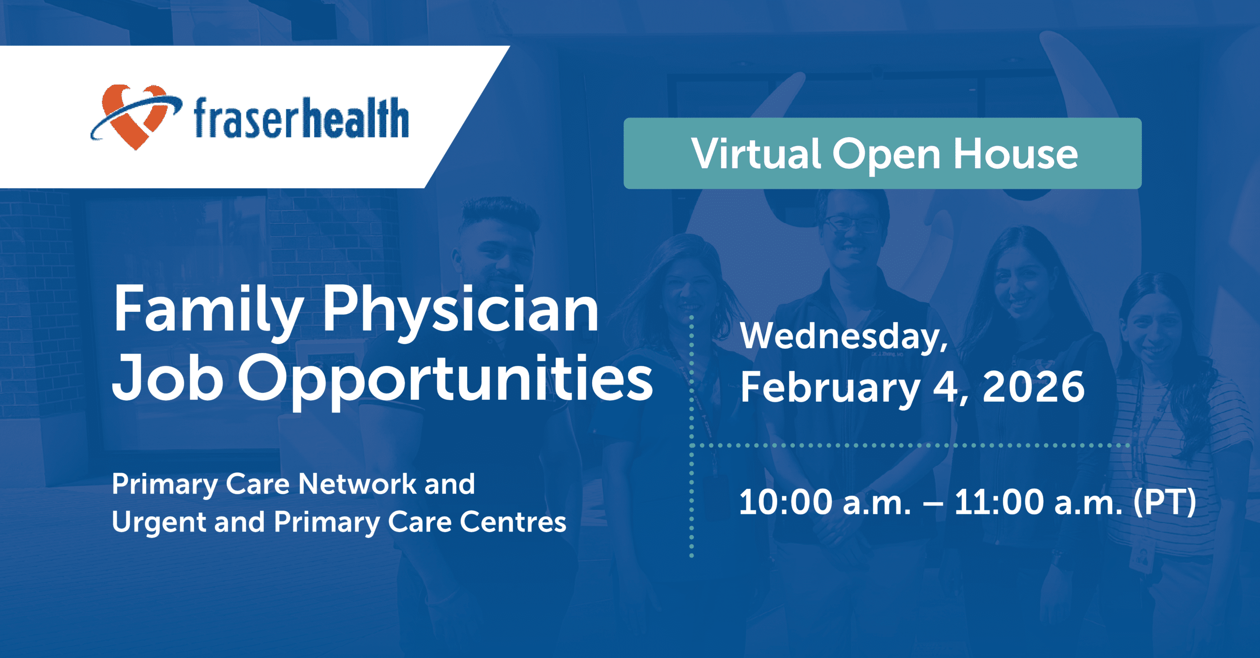 Family Physician Job Opportunities Virtual Open House - Careers at ...
